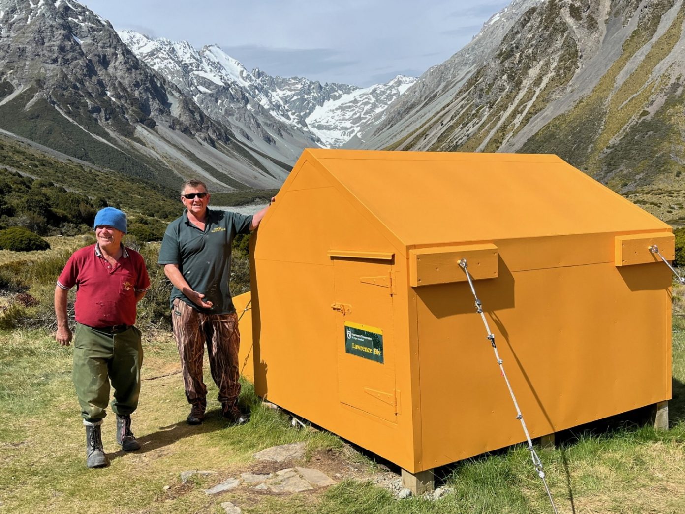 New longdrop, roof and paintwork at high country huts ...